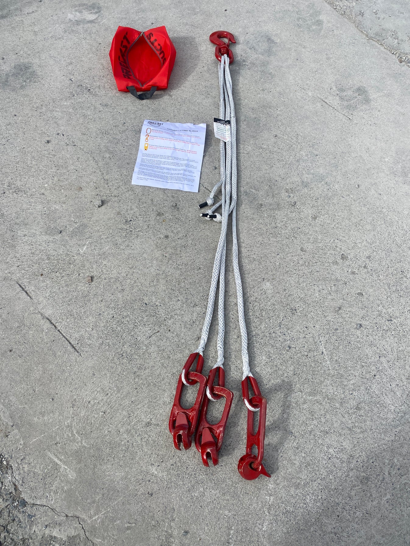 Dynema Fibre Line Trough Lifting Slings – Unique & Strong – Precast ...