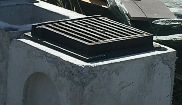 450 x 450 Cast Iron Cesspit Frame & Grate – Precast Products